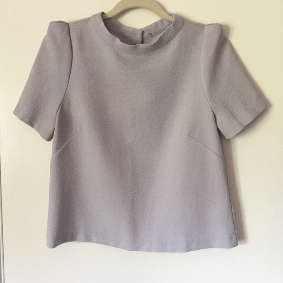 N?A | Tops | Puff Sleeve Blouse With Button Down Closure In The Back ...